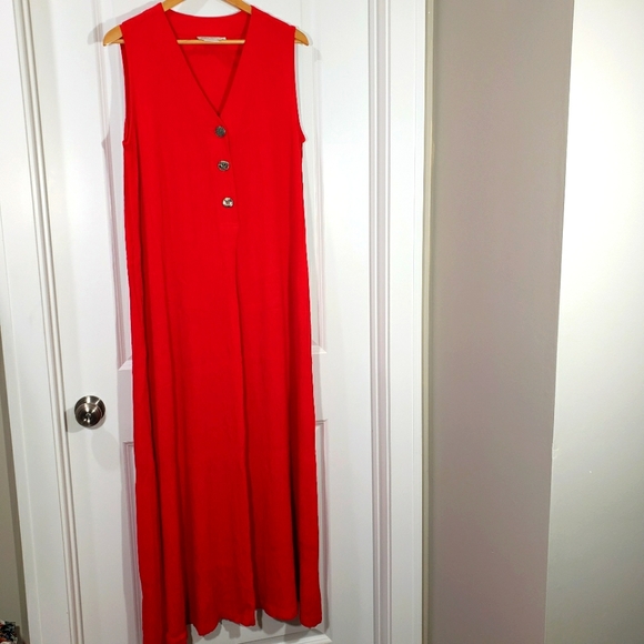 Barbara Lesser | Dresses | Barbara Lesser Size L Red Dress | Poshmark